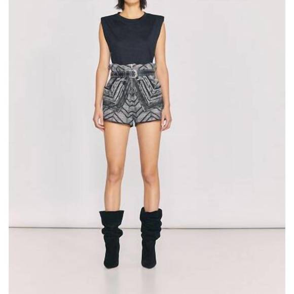IRO | Shorts | New Iro Aydan Short In Blackwhite | Poshmark